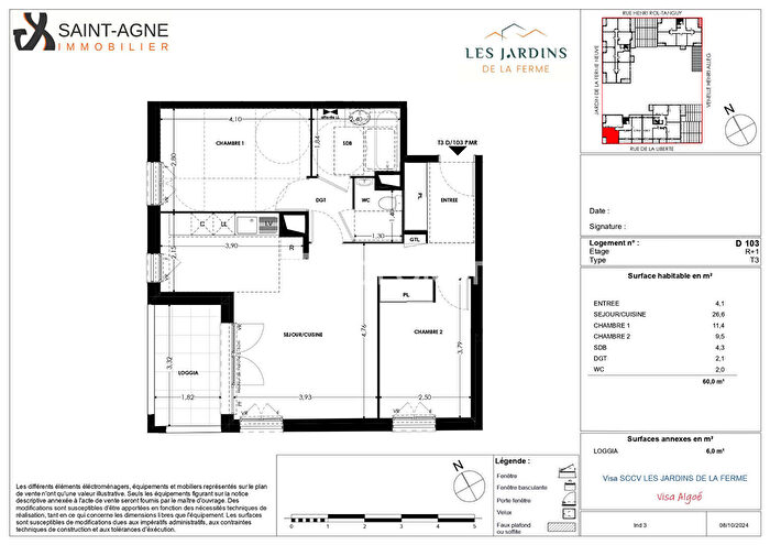 Grigny, Grigny, Gare - Appartement 3 pièces à louer