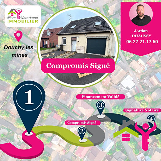 Maison à vendre - Douchy-les-Mines - 6 pièces - 3 chambres