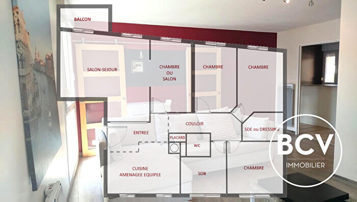 Appartement à vendre - Chartres, Beaulieu - 5 pièces - 4 chambres