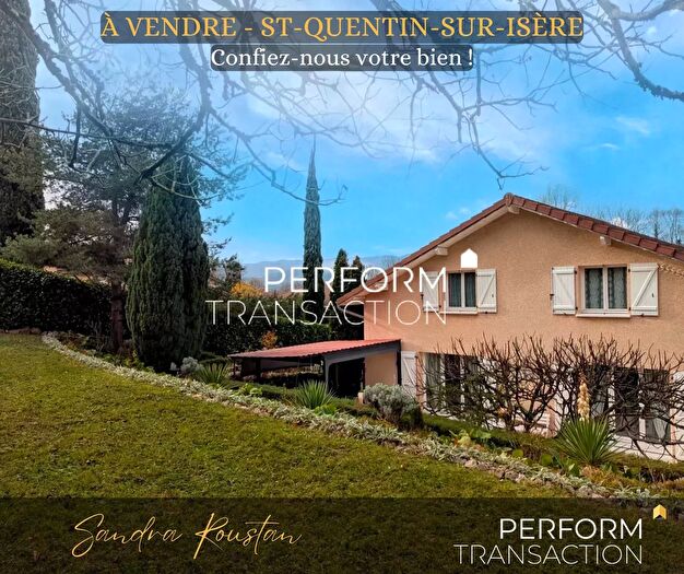 Maison à vendre - Saint-Quentin-sur-Isère - 6 pièces - 5 chambres