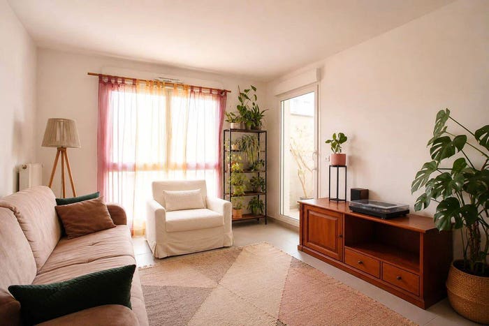 Appartement 3 pièces à Cusset, Villeurbanne, à louer