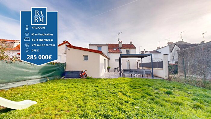 Maison à vendre - Vaujours - 5 pièces - 4 chambres
