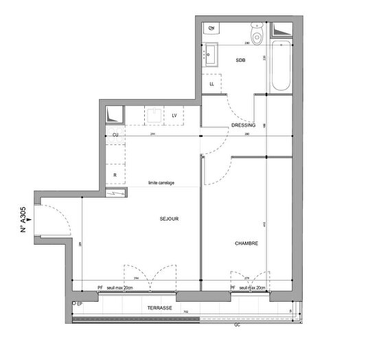 Appartement à vendre - Montmorency, Bas Montmorency - 2 pièces - 1 chambre