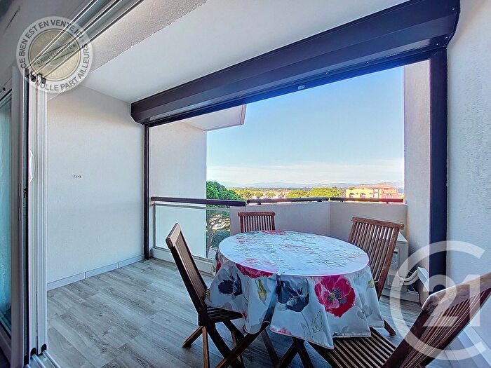 Appartement à vendre - Le Barcarès, Grande Plage, Cap de Front, Parc des Dosses - 2 pièces - 1 chambre