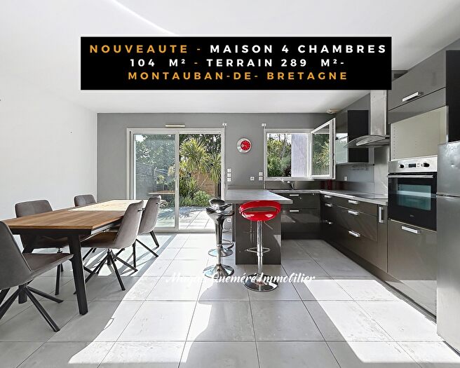 Maison 5 pièces à Montauban-de-Bretagne, à vendre