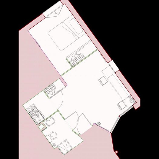 Appartement à louer - Toulouse, Rangueil, Pech David, Lespinet - 2 pièces - 1 chambre