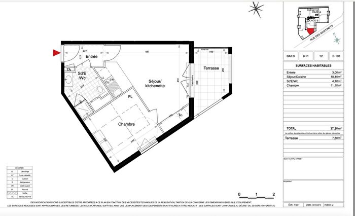 Appartement 2 pièces à louer à Rueil-Malmaison, Martinets