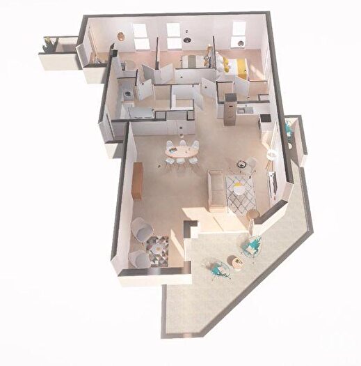 Appartement à vendre - Cagnes-sur-Mer, Saint-Roman, Lautin - 4 pièces - 3 chambres