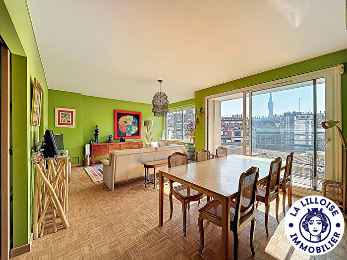 Appartement à vendre - Lille, Centre-ville, Euralille - 4 pièces - 3 chambres