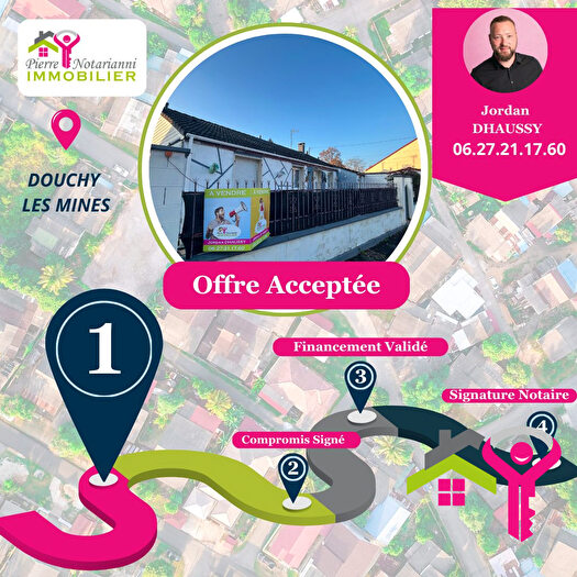 Maison à vendre - Douchy-les-Mines - 5 pièces - 3 chambres