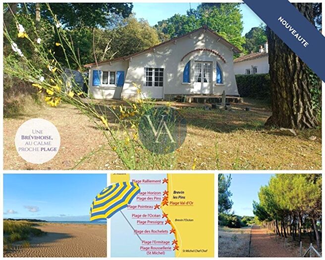 Saint-Brevin-les-Pins, Le Menhir, Les Bouillons, LErmitage : Maison 3 pièces à vendre
