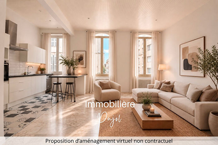 Marseille 6ème, Préfecture : Appartement 3 pièces à vendre