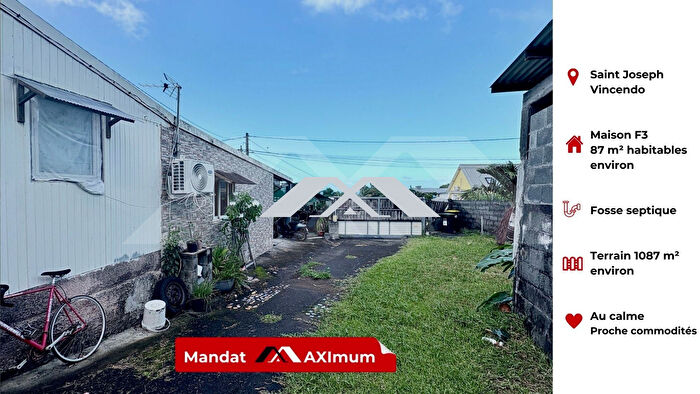 Maison à vendre - Saint-Joseph, Vincendo, Bras Panon, Le Plateau - 3 pièces