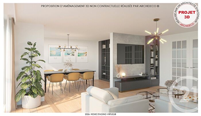 Appartement à vendre - Beauchamp - 4 pièces - 2 chambres