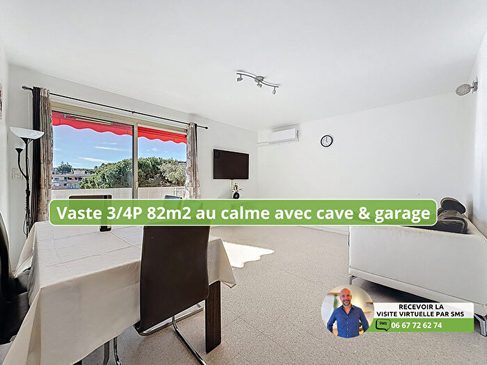 Appartement à vendre - Antibes, Rabiac, Carriat, Les Semboules, Les Brusquets - 3 pièces - 2 chambres