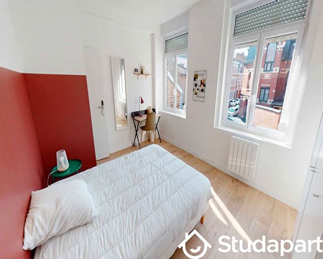 Appartement à louer - Vauban Esquermes, Lille - 1 pièce - 1 chambre