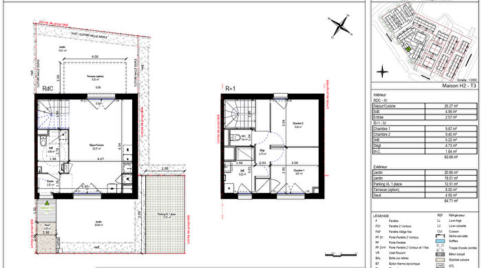 Maison à vendre - Bourges, Chancellerie, Gibjoncs, Moulon - 3 pièces - 2 chambres