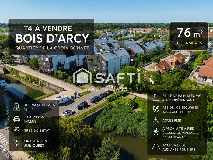 Appartement 4 pièces à vendre à Bois-dArcy, Les Langots, La Croix Bonnet, Forêt Domaniale