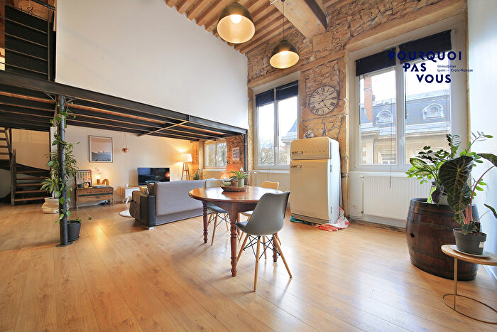 Appartement à vendre - Lyon e , Croix Rousse Centre-ville - 4 pièces - 3 chambres