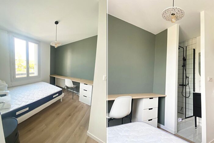 Appartement à louer - Nantes, Eraudière, La Marrière, Rond-point de Paris - 1 pièce - 4 chambres