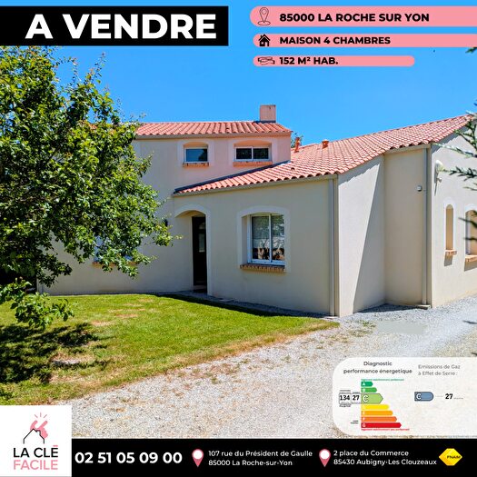 La Roche-sur-Yon, Val d'Ornay, Saint-André d'Ornay, Forges : Maison 6 pièces à vendre