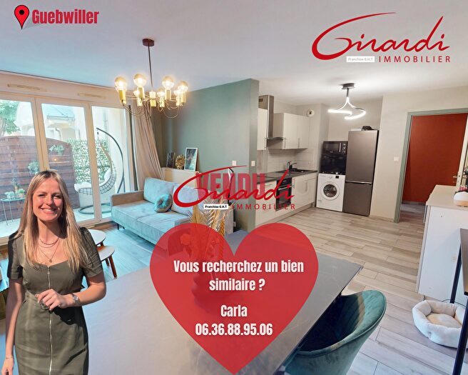 Appartement à vendre - Guebwiller - 2 pièces - 1 chambre