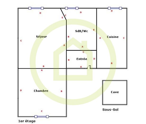 Appartement à vendre - Asnières-sur-Seine - 2 pièces - 1 chambre