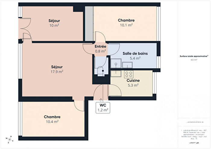 Vitry-sur-Seine, Coteau, Malassis : Appartement 4 pièces à vendre