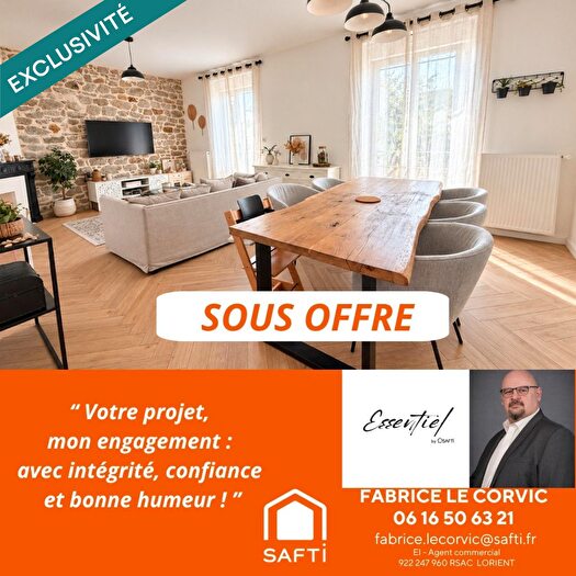 Pontivy, Paul Langevin - Maison 4 pièces à vendre
