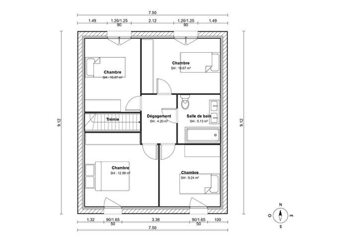 Maison à vendre - Champigny-sur-Marne, Plant, Tremblay - 5 pièces - 4 chambres