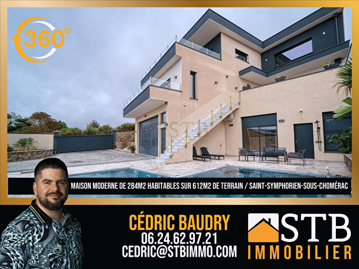 Maison à vendre - Saint-Symphorien-sous-Chomérac - 6 pièces - 4 chambres