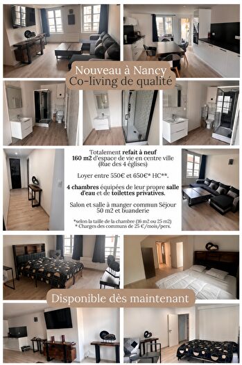 Appartement 1 pièce à louer à Nancy, Centre-ville, Charles III