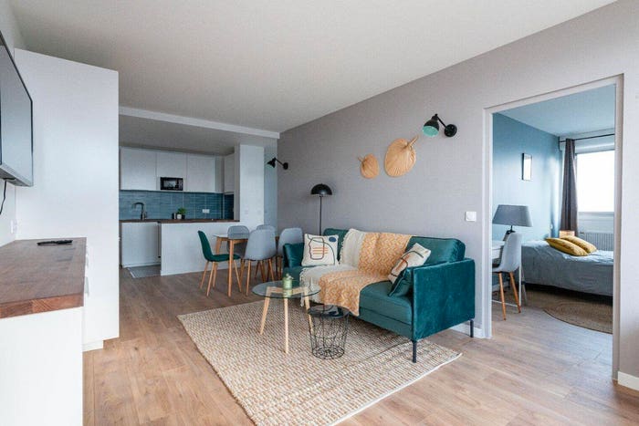 Plateau-Grèves-Europe-Gare du Stade-Fossés Jean, Colombes - Appartement 6 pièces à louer