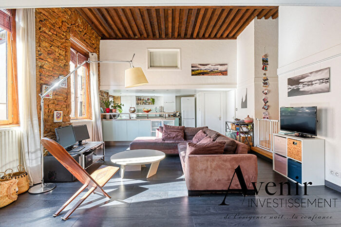 Appartement à vendre - Lyon e , Croix Rousse Est - 3 pièces - 2 chambres