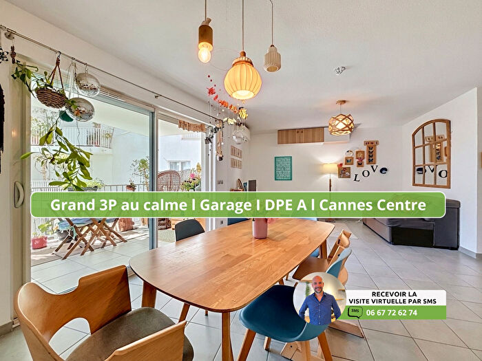 Cannes, Californie Pezou : Appartement 3 pièces à vendre