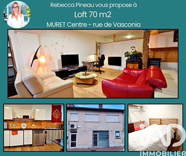 Appartement à vendre - Muret, Centre-ville - 3 pièces - 2 chambres