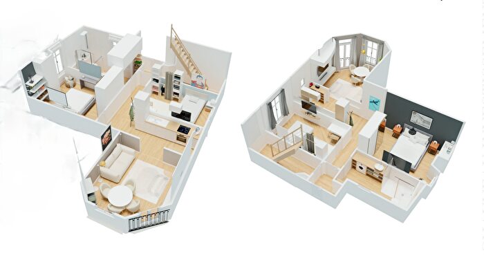 Appartement à vendre - Fontainebleau, Provenceaux, Carmel - 3 pièces - 1 chambre