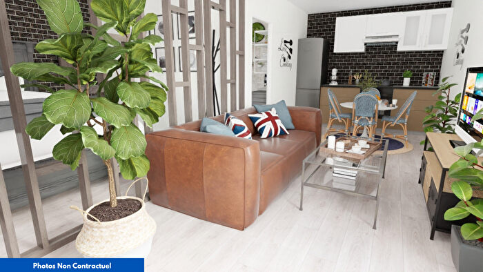 Appartement à vendre - Reims, Neufchatel, Orgeval, Laon, Zola - 2 pièces - 1 chambre