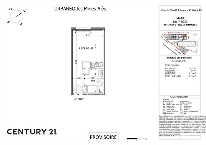 Appartement à vendre - Alès, Silhol, Pierre Plantée, Conilhères - 1 pièce