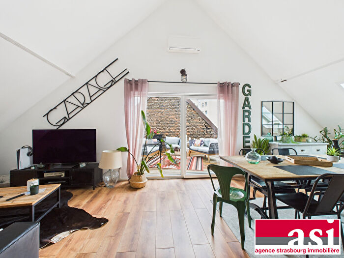 Appartement à vendre - Bischheim, Canal, Pont Phario - 3 pièces - 2 chambres