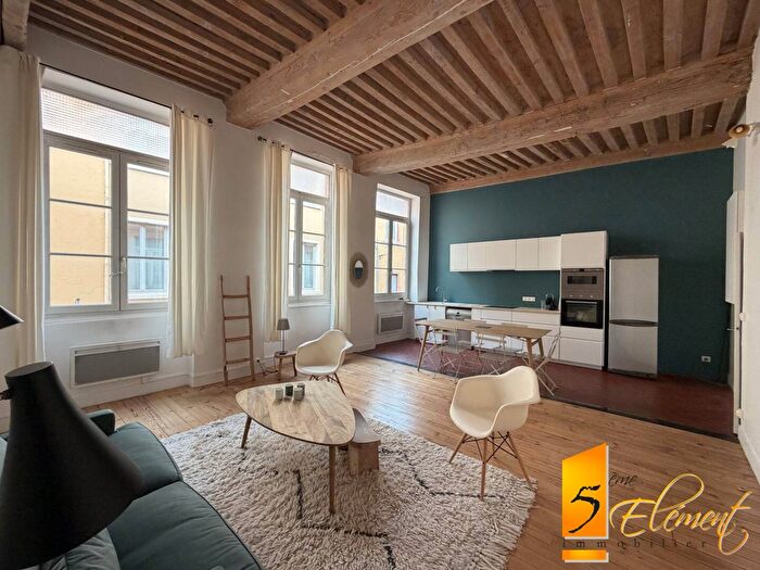 Appartement à louer - Croix Rousse Centre, Lyon ème arrondissement - 3 pièces - 2 chambres