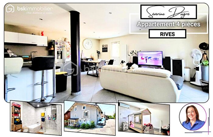 Appartement à vendre - Rives - 4 pièces - 3 chambres