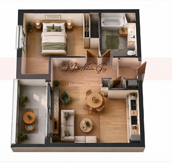 Villenave-d'Ornon, Chambéry, La Monnaie, Carbonnieux, Trigan : Appartement 2 pièces à vendre