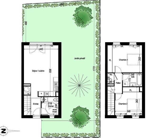 Maison à vendre - Martillac - 3 pièces - 2 chambres