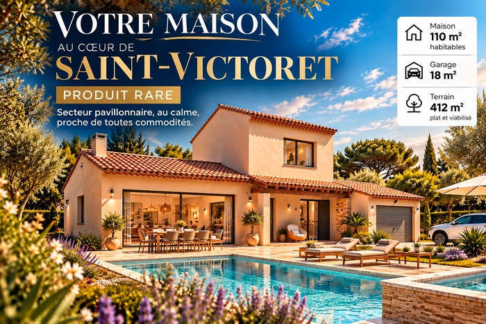 Maison 4 pièces à vendre - Saint-Victoret