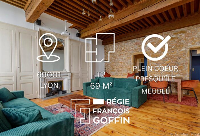 Appartement à louer - Lyon er , Bas des Pentes, Presquîle - 2 pièces - 1 chambre