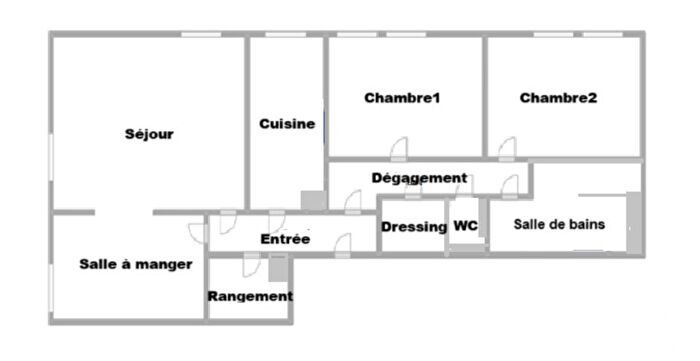 Appartement à vendre - Créteil, Haut du Mont-Mesly - 4 pièces