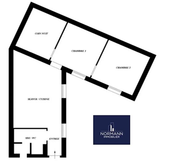 Appartement à vendre - Paris e , Dauphine - 3 pièces - 2 chambres