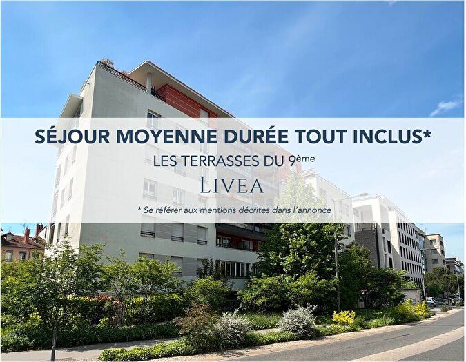 Appartement à louer - Gorge du Loup-Champvert, Lyon ème arrondissement - 2 pièces - 1 chambre