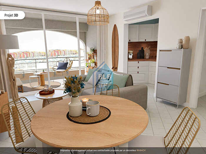 Appartement à vendre - Mauguio, Carnon - 3 pièces - 2 chambres